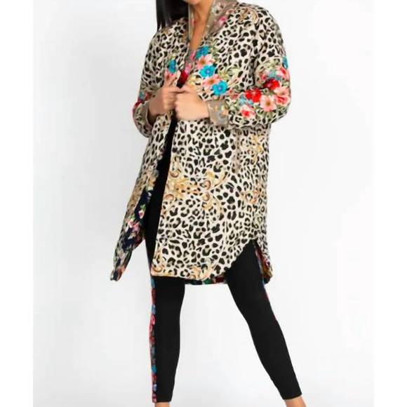Johnny Was | Jackets & Coats | New Johnny Was Cheetah Laurie Jacket ...